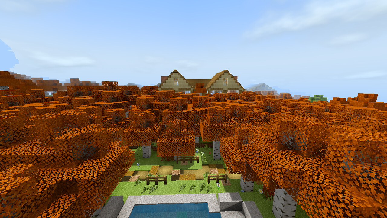 Vermont Autumn Leaf Litter Trail Minecraft Map