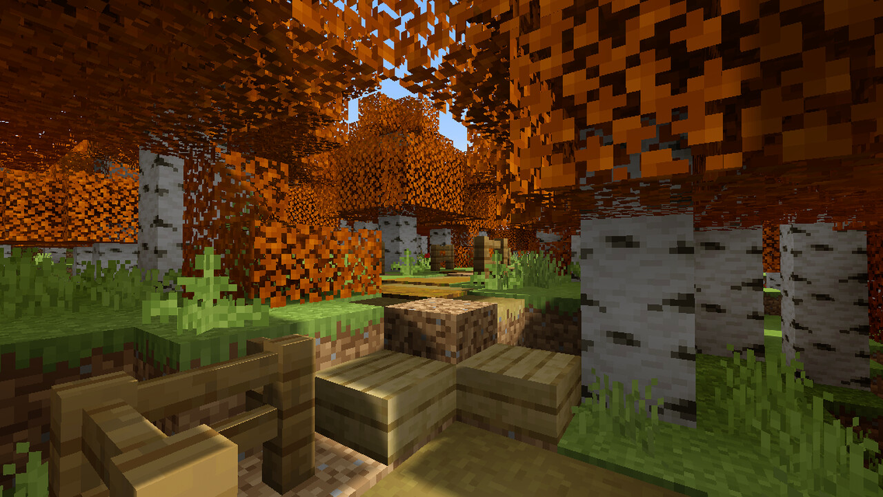 Vermont Autumn Leaf Litter Trail Minecraft Map