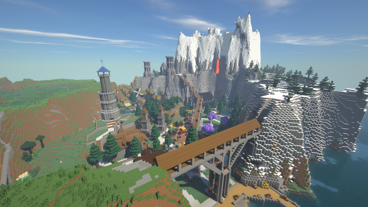 [WIP] The Three Kingdoms - Capital City / Bog Town / Tjaru Minecraft Map