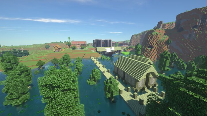 [WIP] The Three Kingdoms - Capital City / Bog Town / Tjaru Minecraft Map