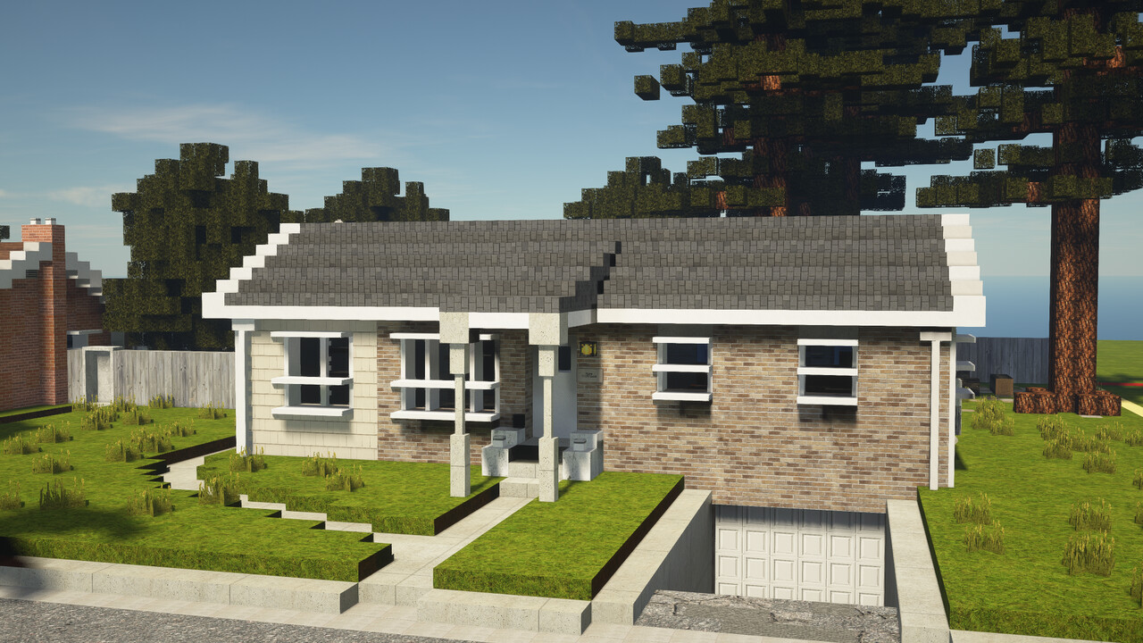One-Story House Minecraft Map