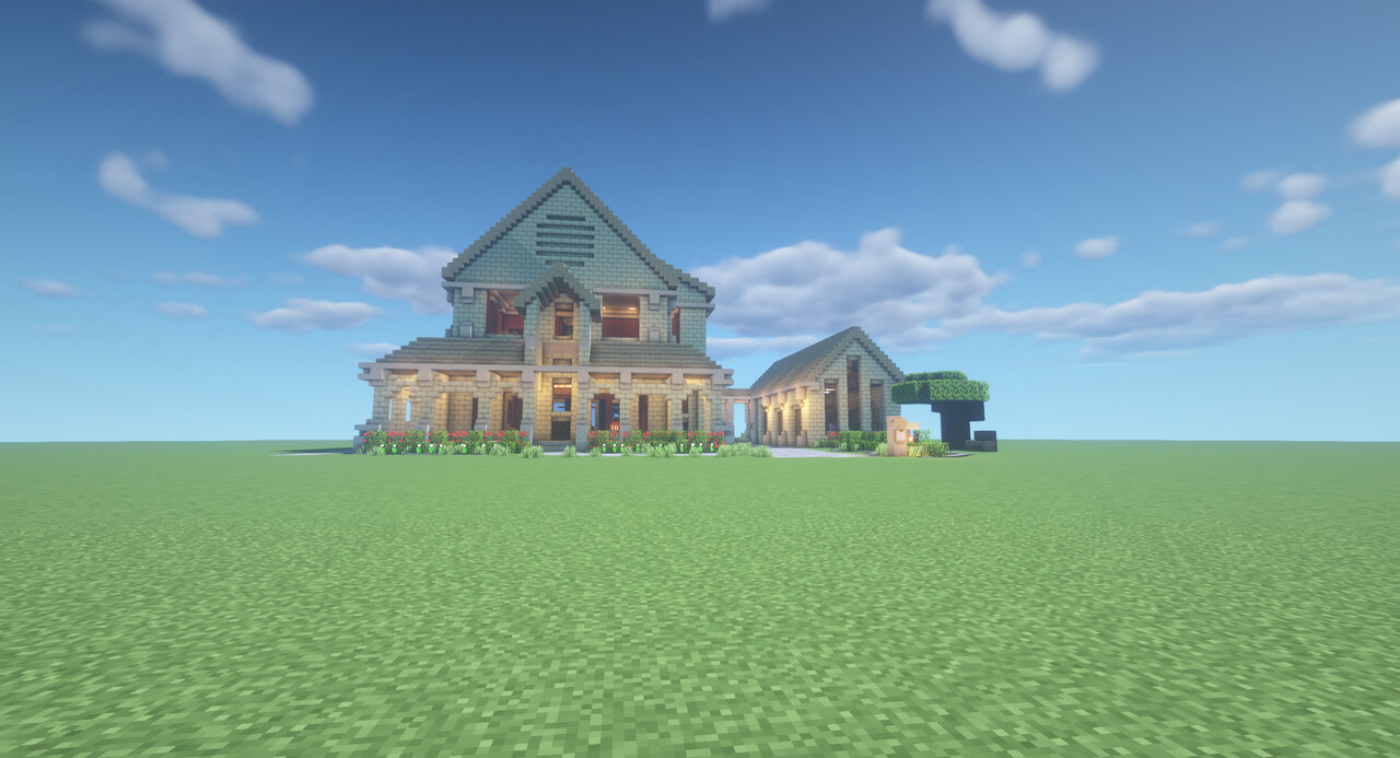 Modern Ranch Style House Minecraft Map