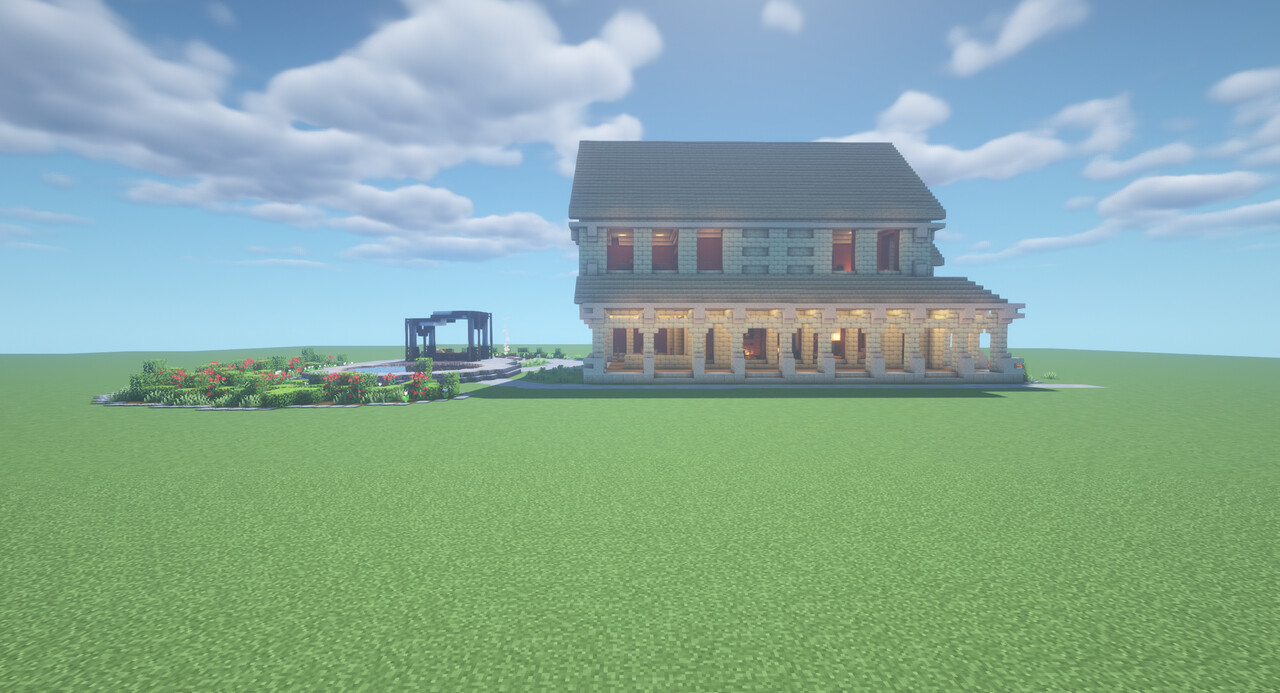 Modern Ranch Style House Minecraft Map