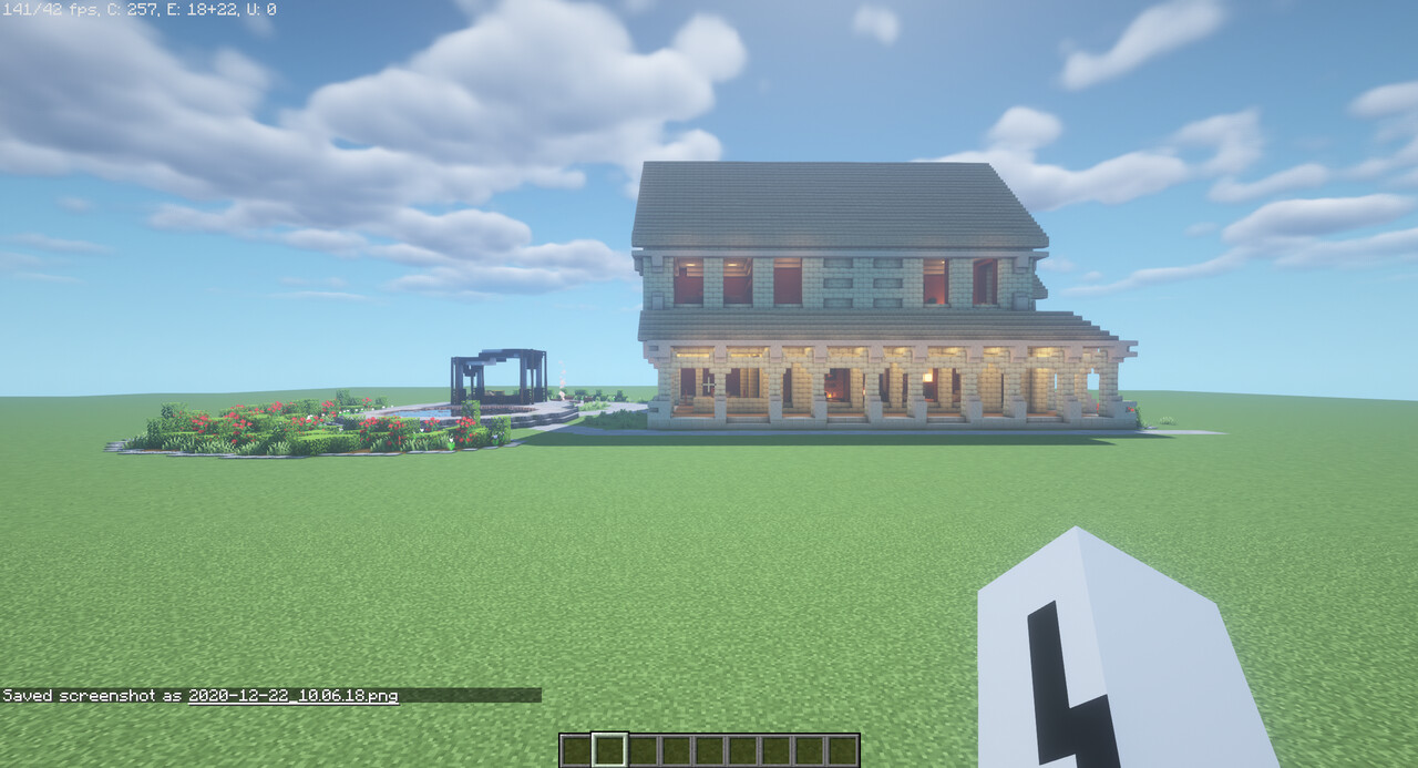 Modern Ranch Style House Minecraft Map