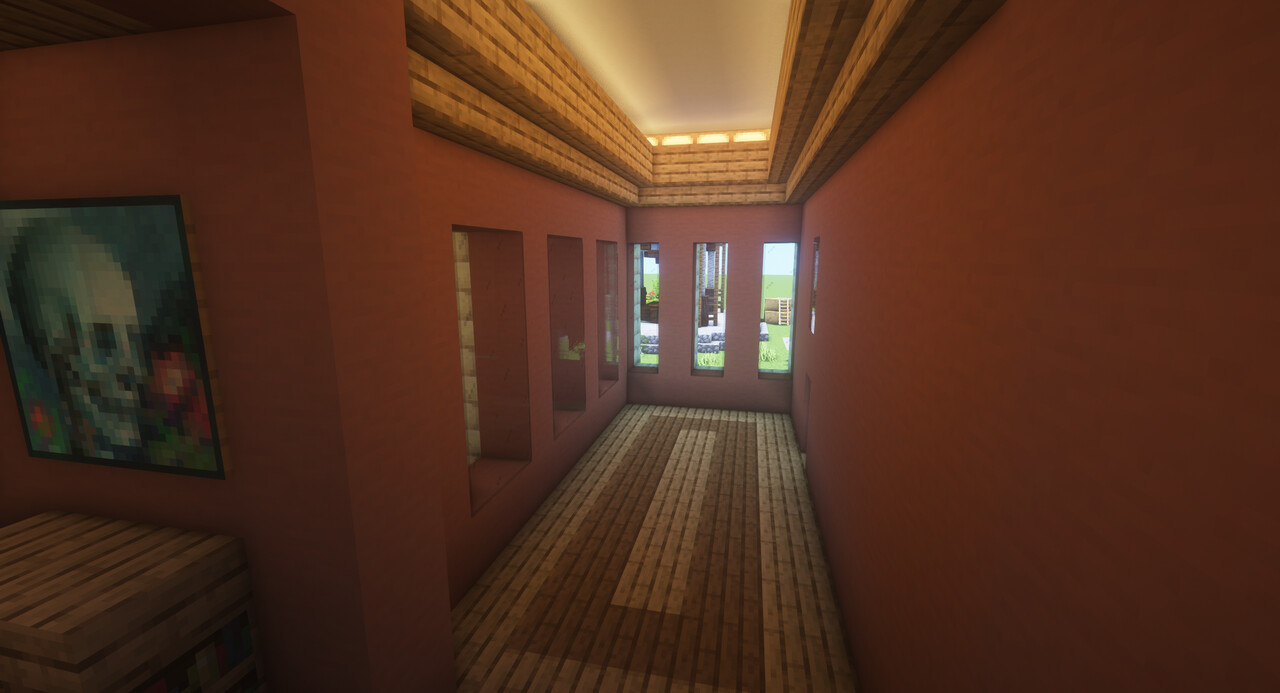 Modern Ranch Style House Minecraft Map