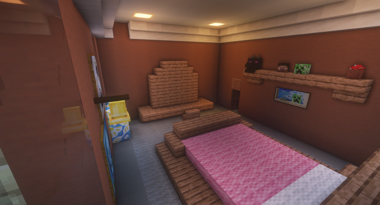 Modern Ranch Style House Minecraft Map