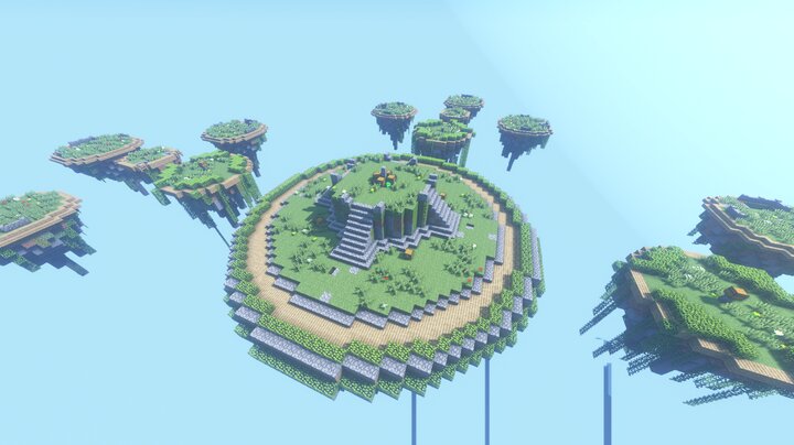 Skywars Map - Temple Forest Minecraft Map