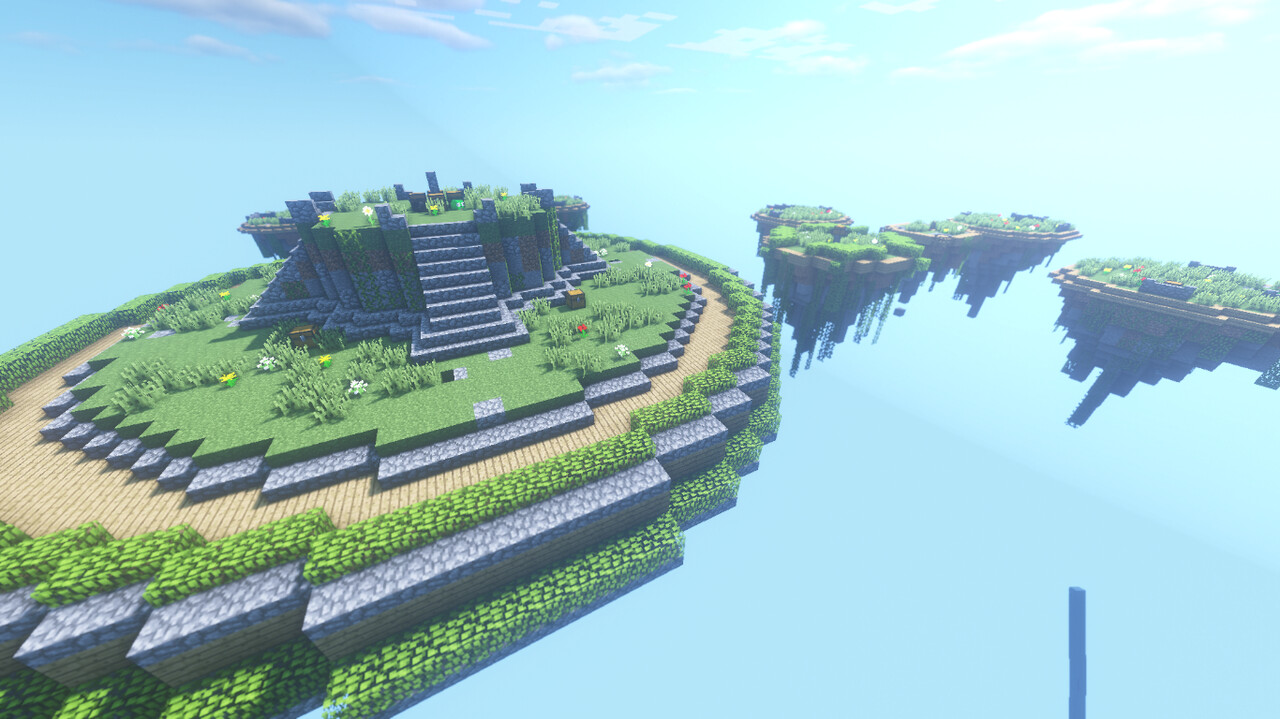 Skywars Map - Temple Forest Minecraft Map