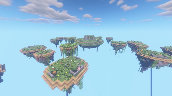 Skywars Map - Temple Forest Minecraft Map