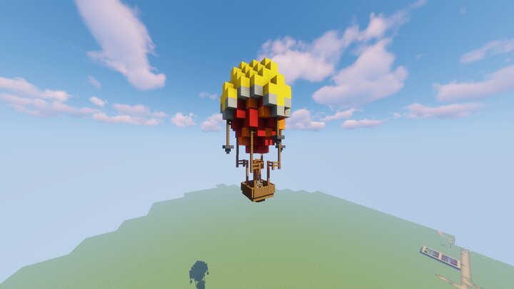 Small Hot Air Balloon [SCHEMATIC] Minecraft Map