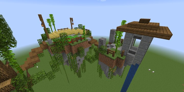 Shootzki "I Asked You To Build" - Floating Garden Island Minecraft Map