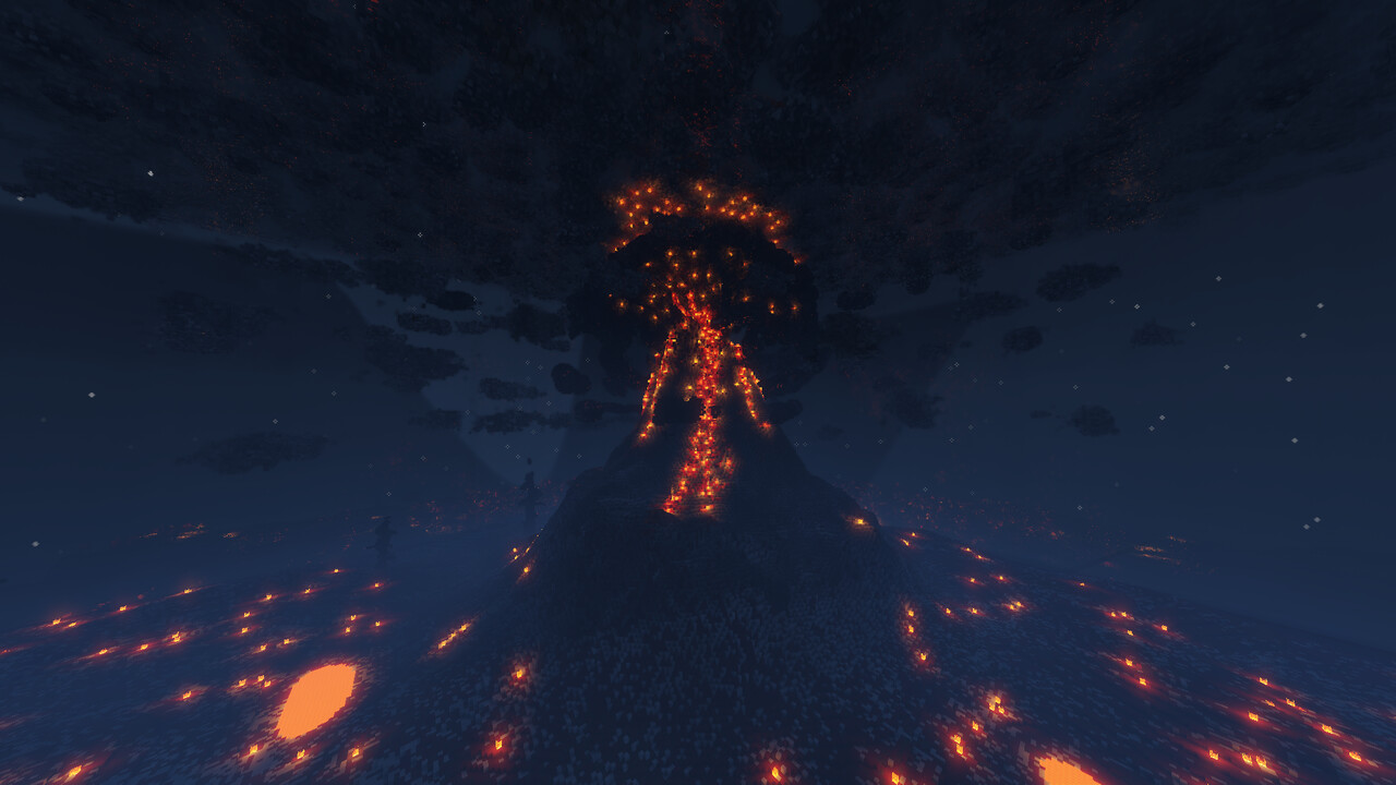 Volcanic Eruption Minecraft Map