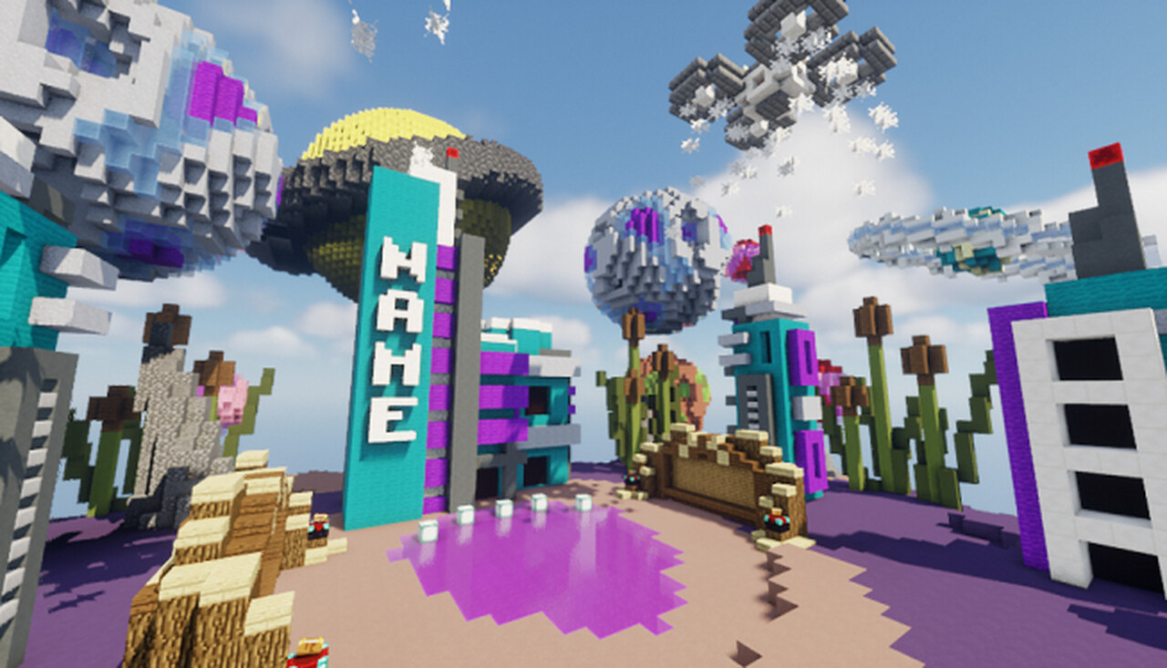 Space Spawn Minecraft Map