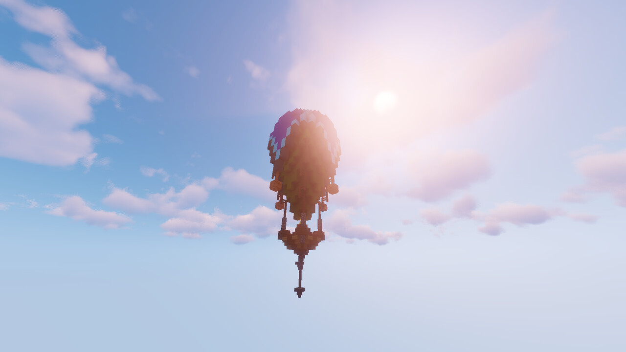 Medium Hot Air Balloon [SCHEMATIC] Minecraft Map