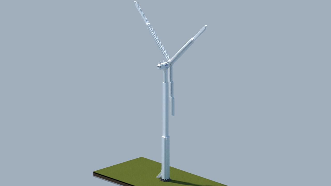 Ge Wind turbine [With download] Minecraft Map