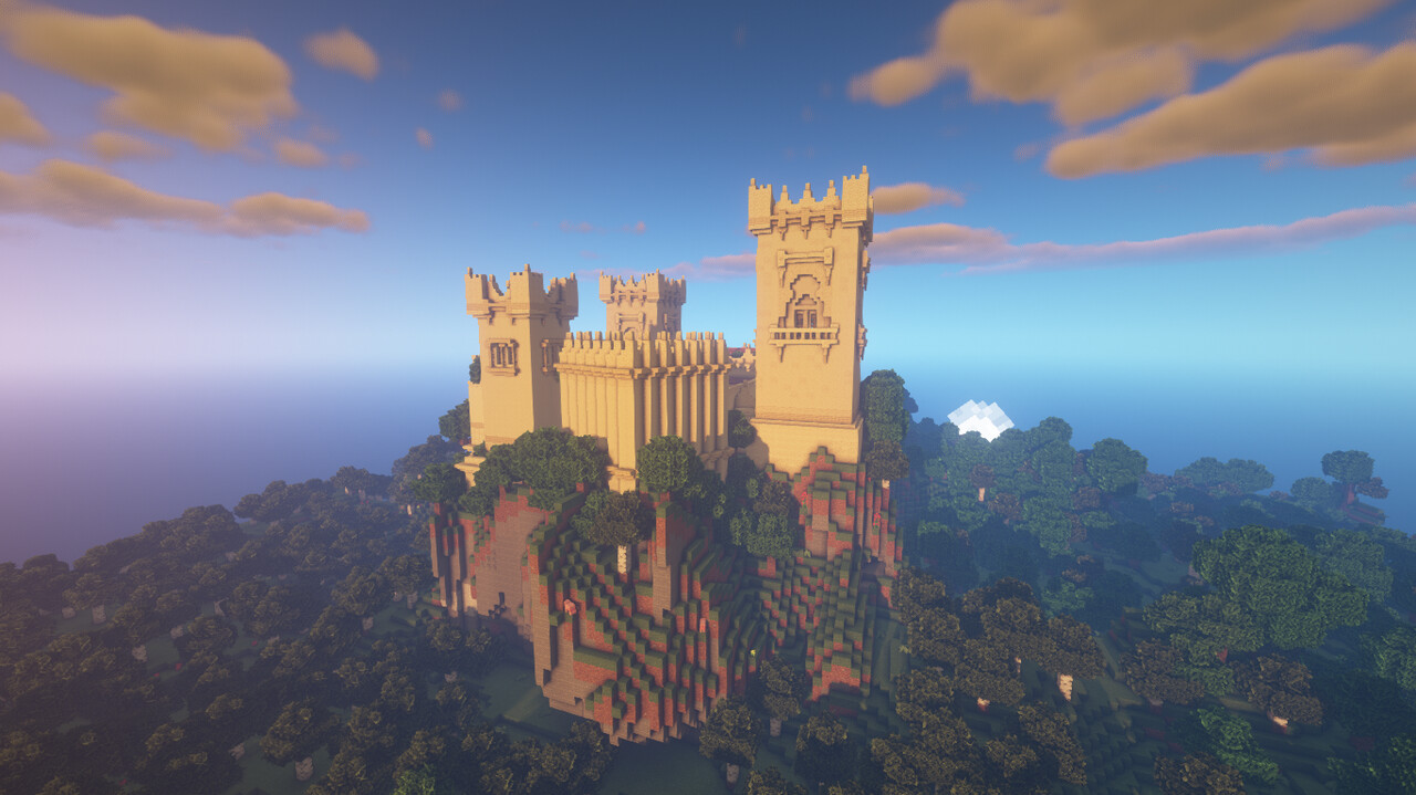 Arabic Castle Based on Spain Castles Minecraft Map