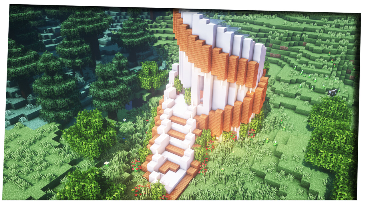 Abstract Modern House! Minecraft Map