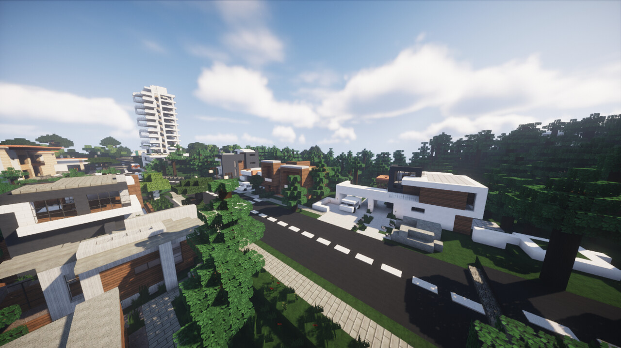 Small Modern City Minecraft Map