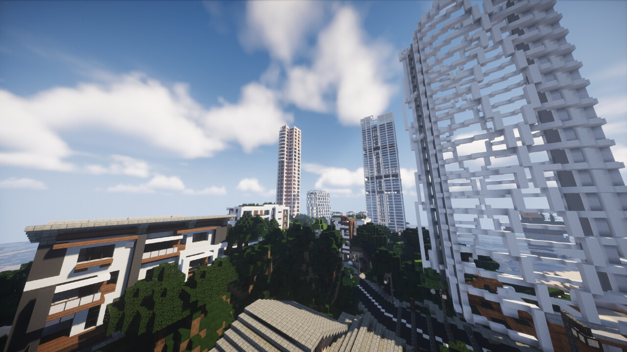 Small Modern City Minecraft Map