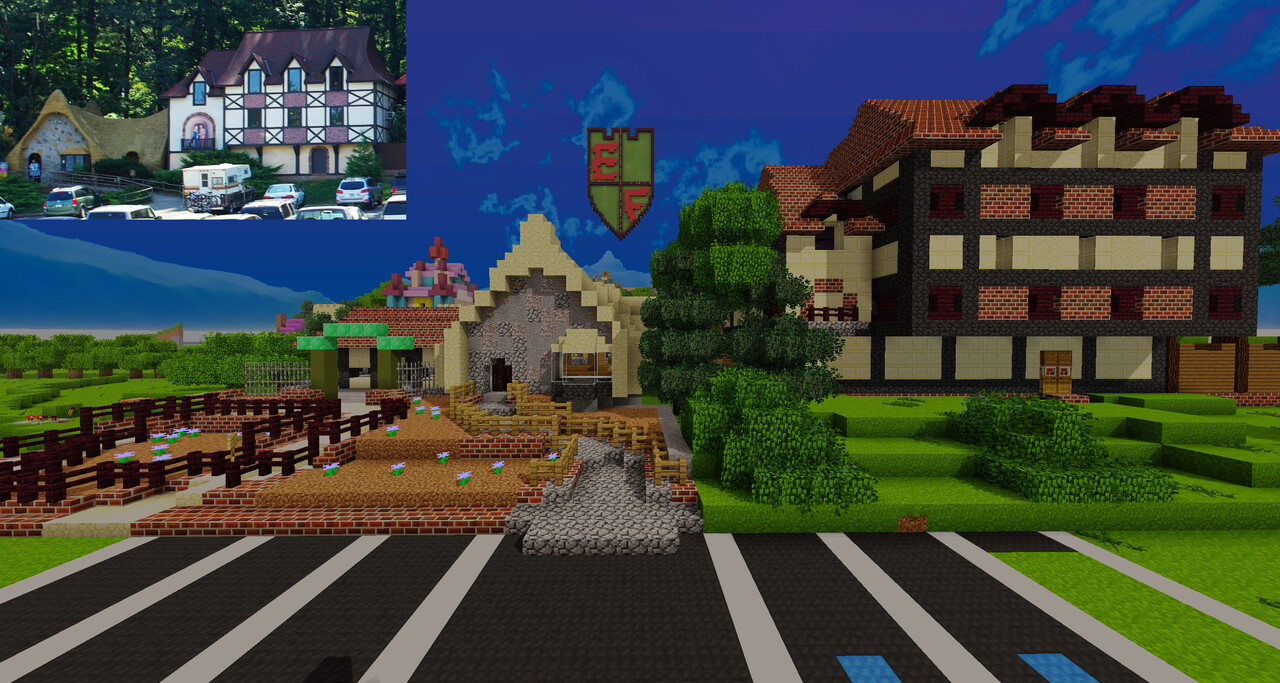 Enchanted Forest Theme Park Recreation Minecraft Map