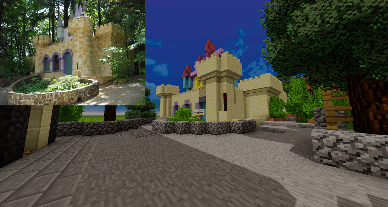 Enchanted Forest Theme Park Recreation Minecraft Map