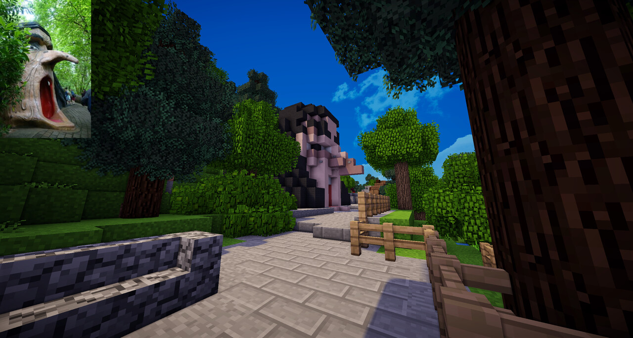 Enchanted Forest Theme Park Recreation Minecraft Map