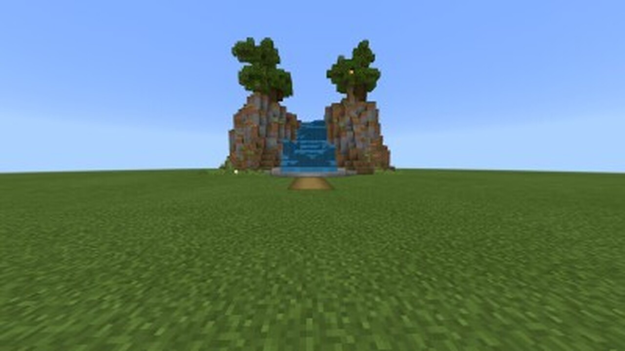 Lil waterfall build Minecraft Map