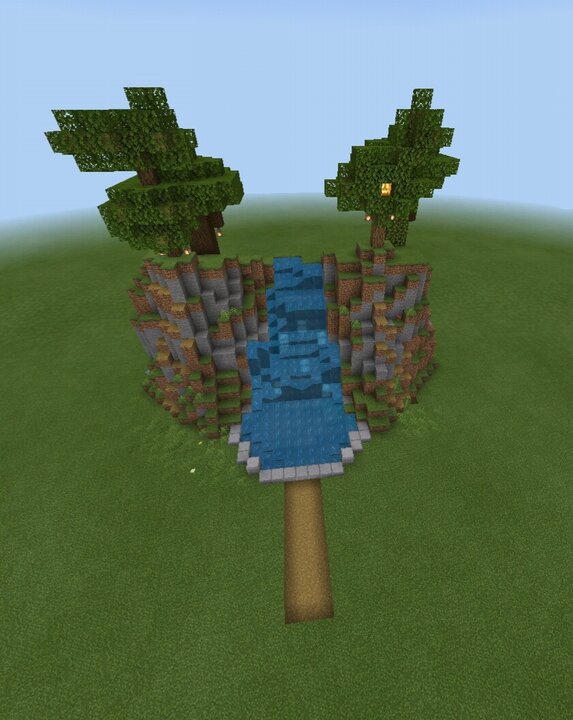 Lil waterfall build Minecraft Map