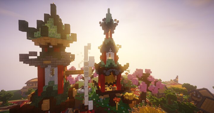 Japanese little style Minecraft Map