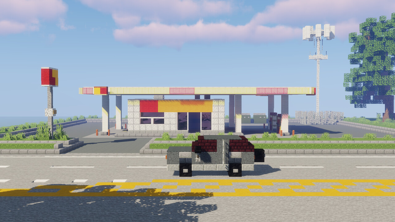 Shell Gas Station Minecraft Map