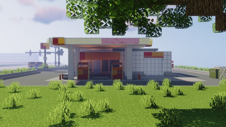 Shell Gas Station Minecraft Map