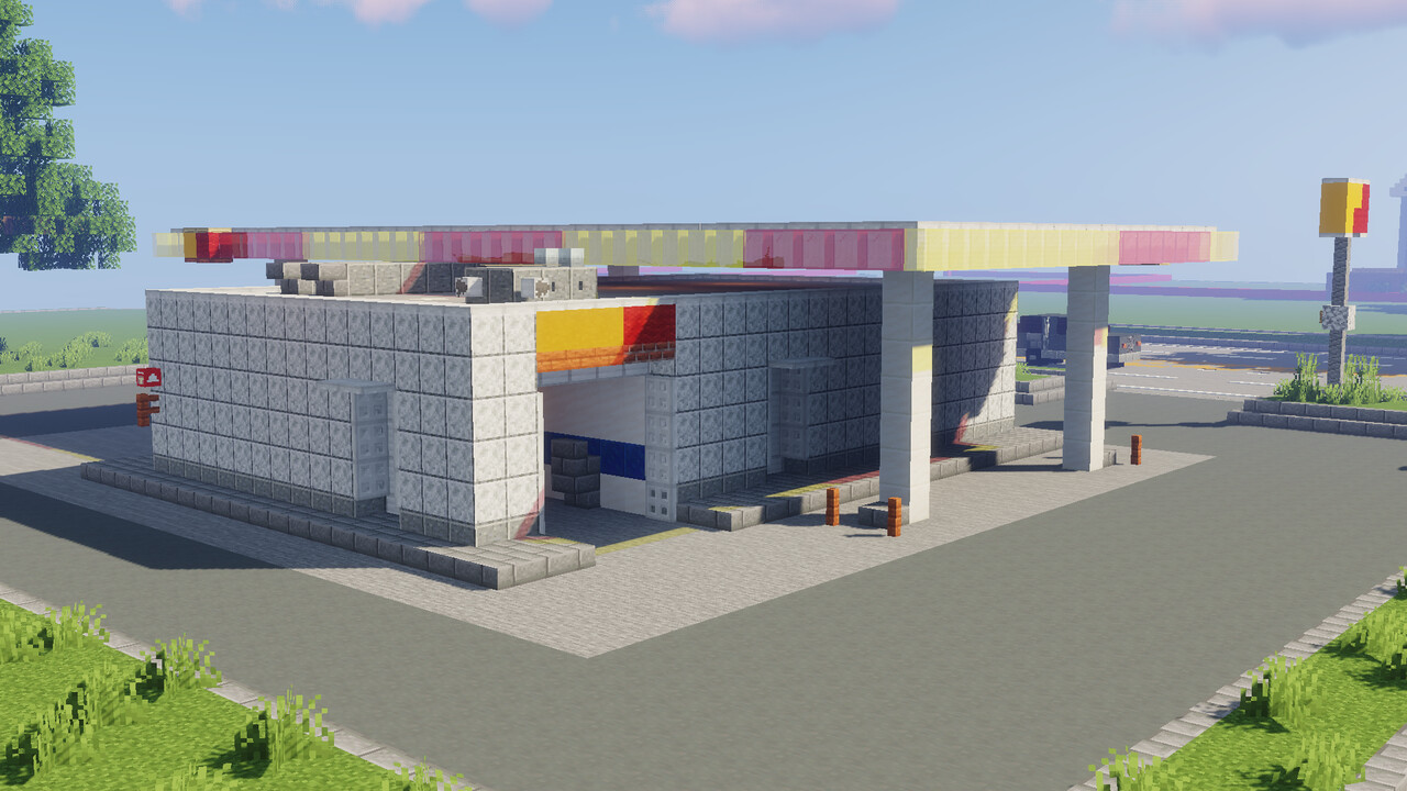 Shell Gas Station Minecraft Map