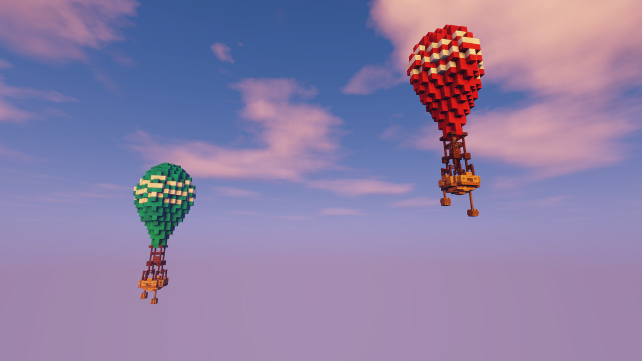 Hot Air Balloon Minecraft Map