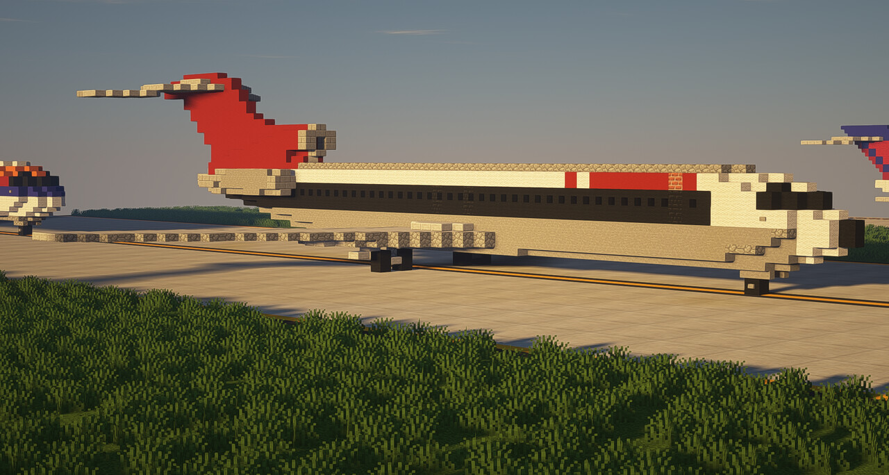 Boeing 727-200 1.5:1 Scale Minecraft Map