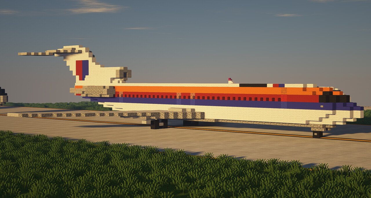 Boeing 727-200 1.5:1 Scale Minecraft Map
