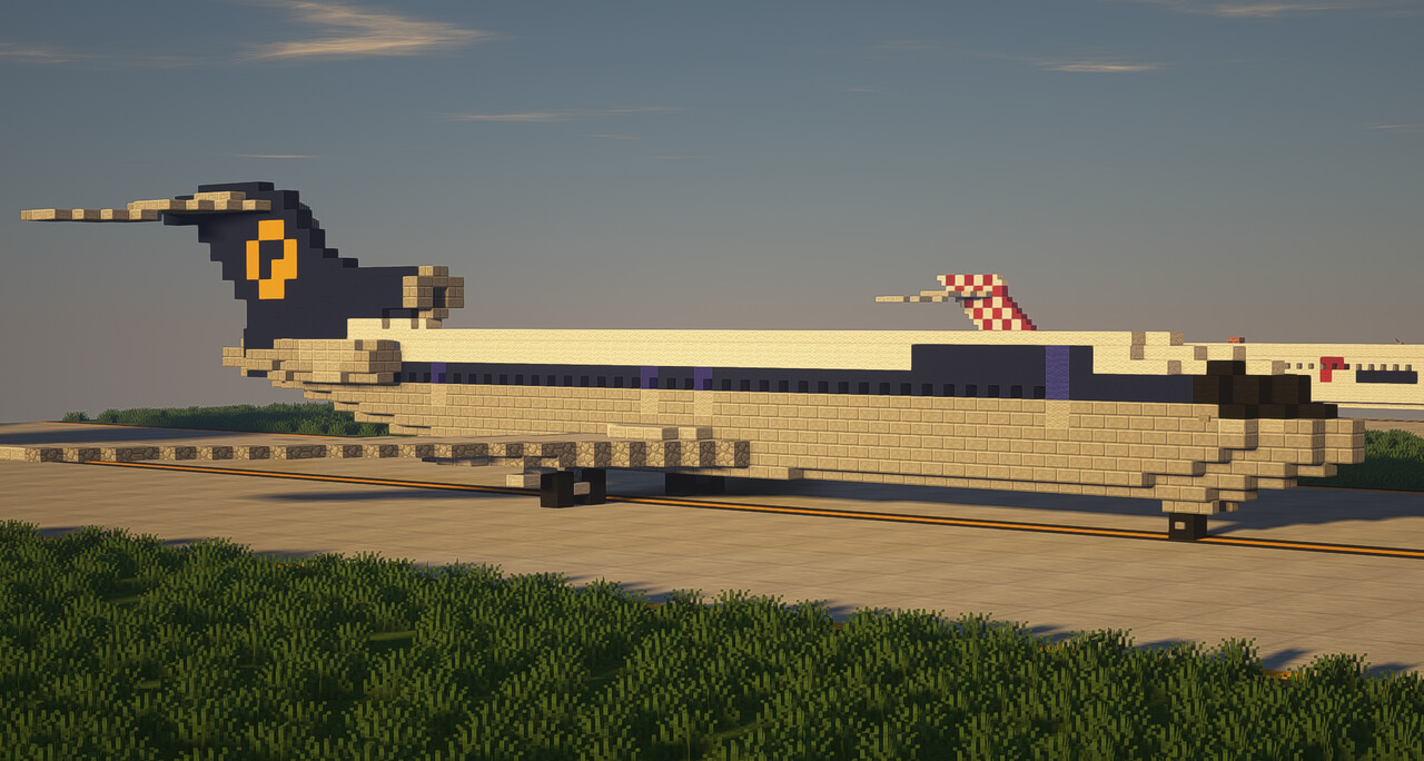 Boeing 727-200 1.5:1 Scale Minecraft Map