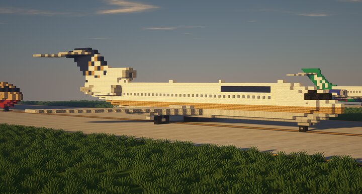 Boeing 727-200 1.5:1 Scale Minecraft Map