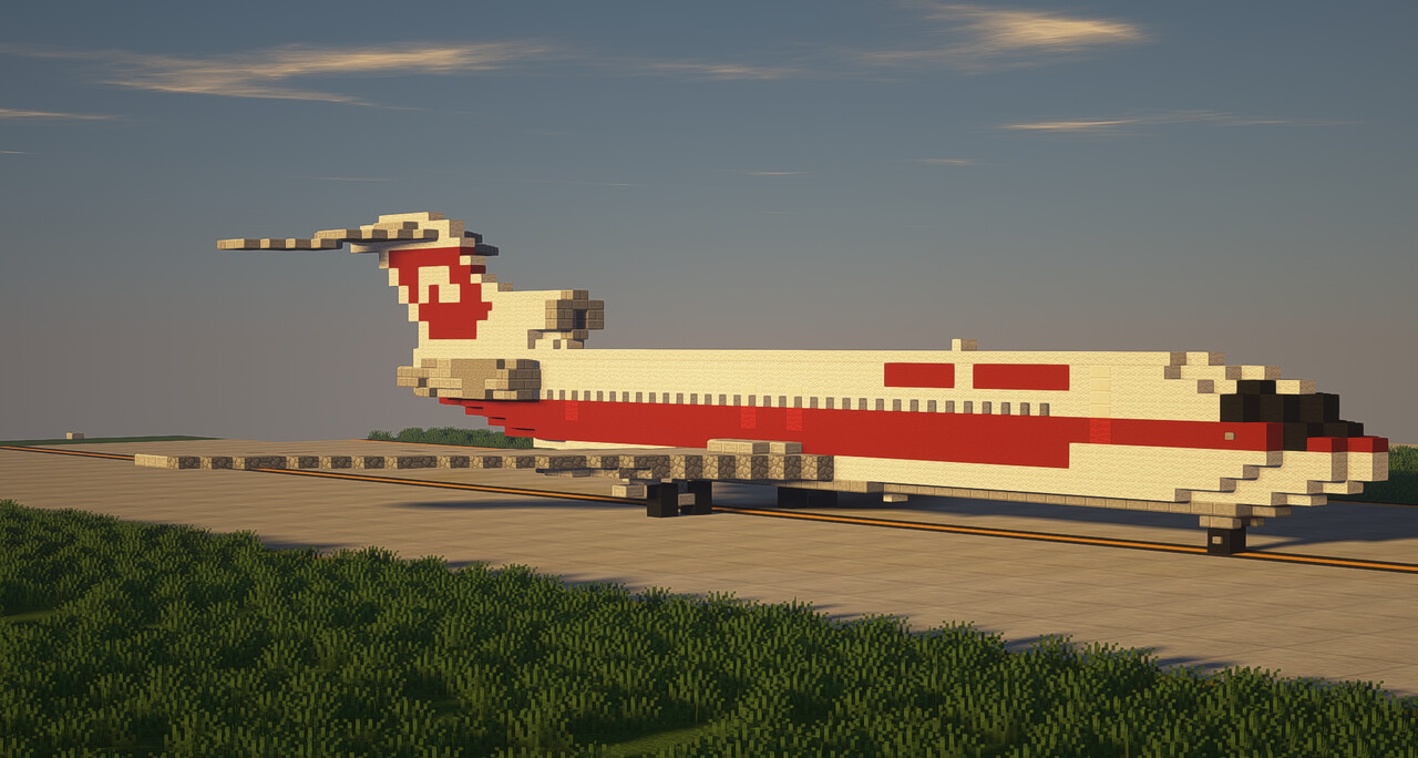 Boeing 727-200 1.5:1 Scale Minecraft Map
