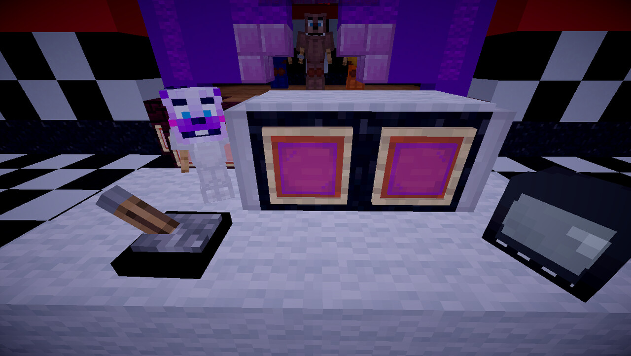 FNaF HELP WANTED level selection (no mods, no texture packs) Minecraft Map