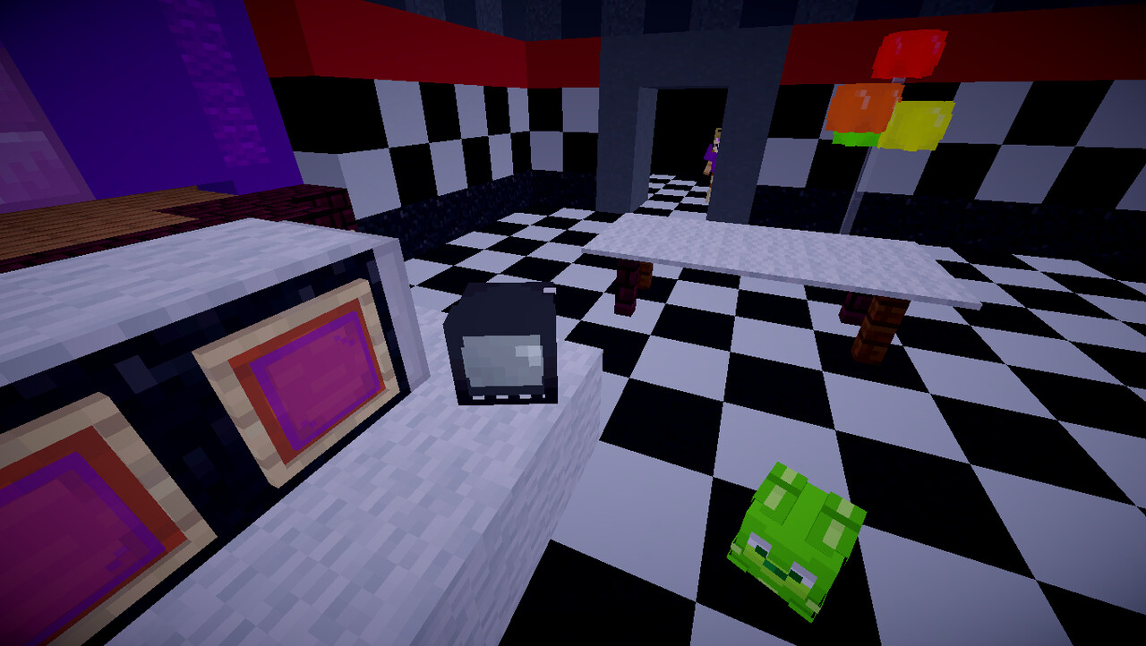 FNaF HELP WANTED level selection (no mods, no texture packs) Minecraft Map