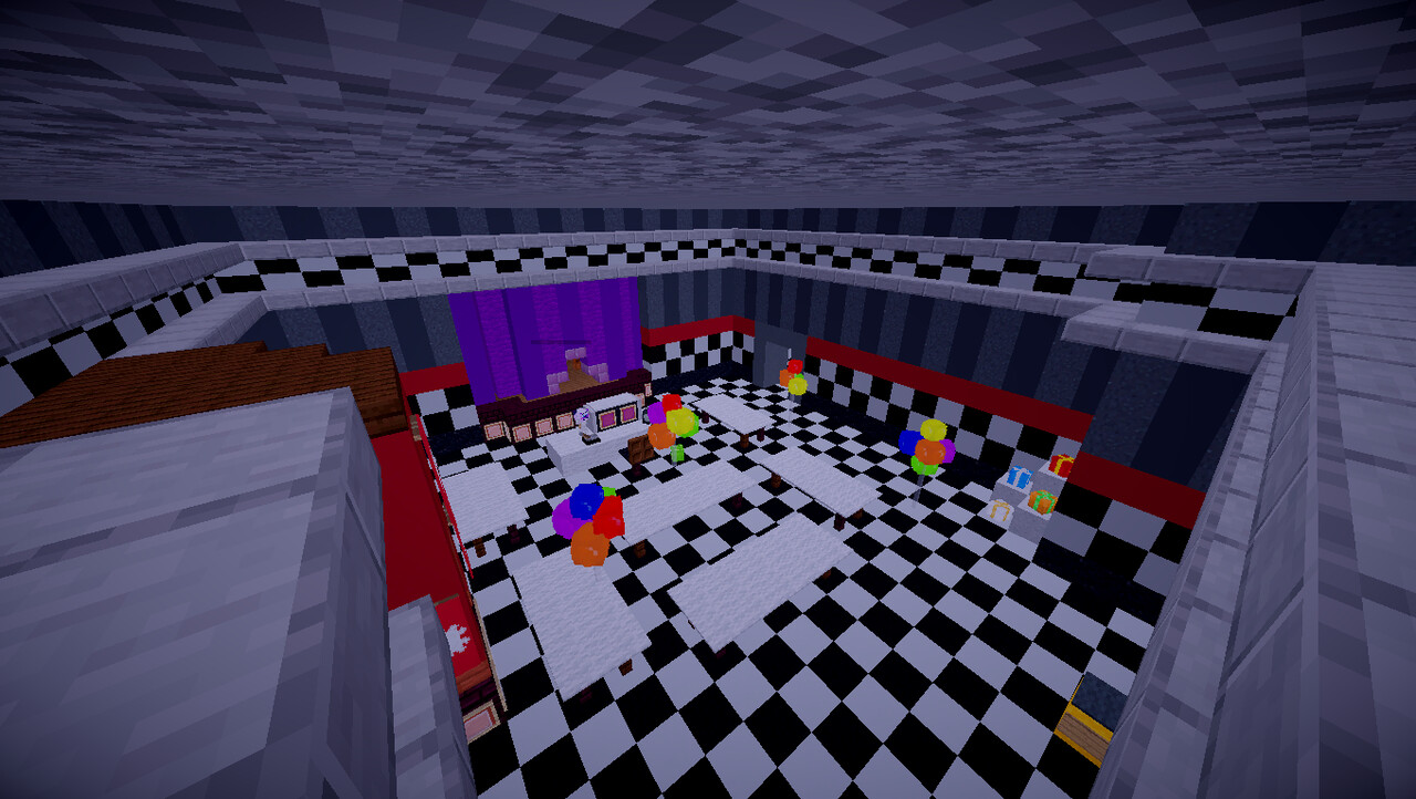 FNaF HELP WANTED level selection (no mods, no texture packs) Minecraft Map