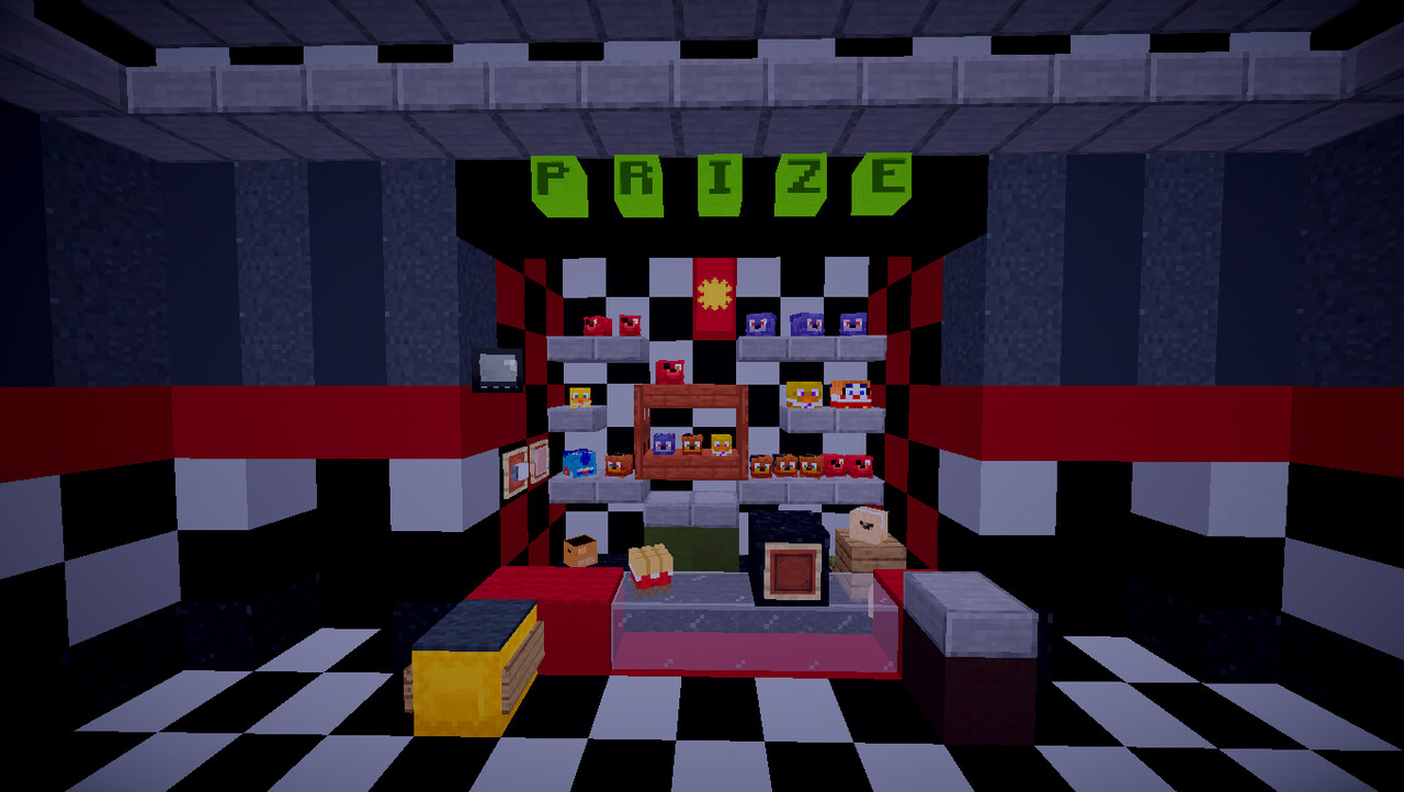 FNaF HELP WANTED level selection (no mods, no texture packs) Minecraft Map