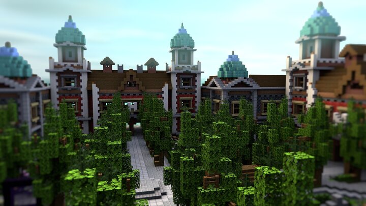 [Spawn] Red & Gray Minecraft Map