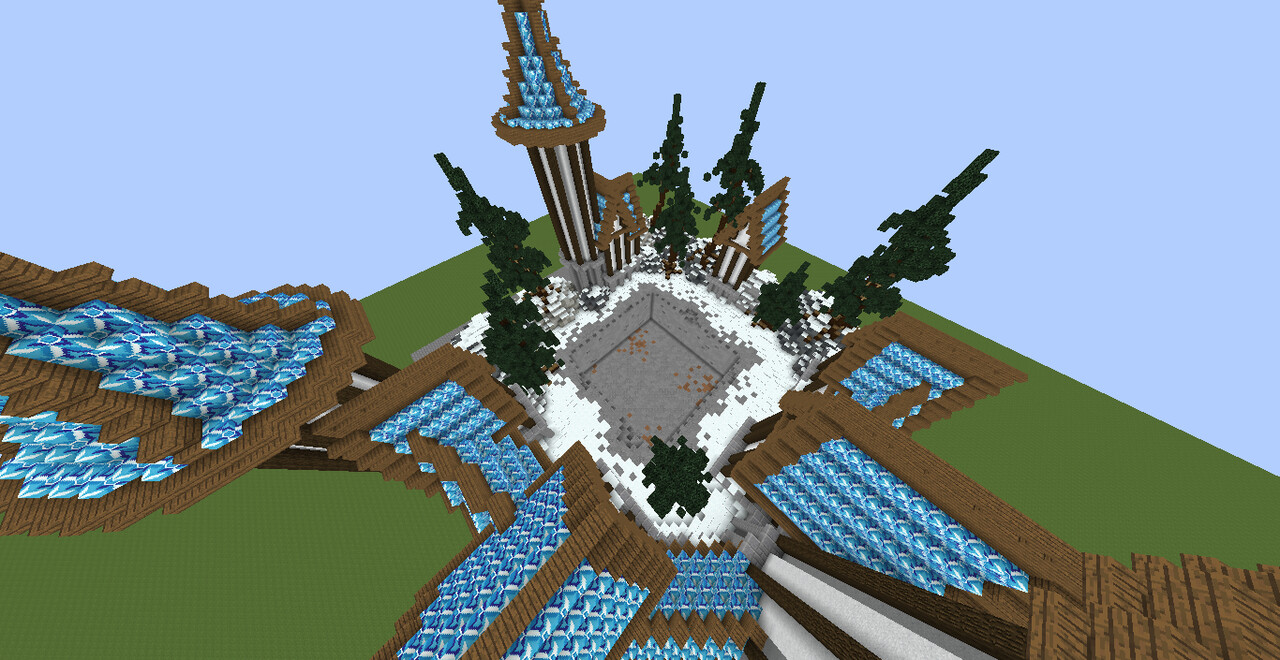Prison Mine Winter theme Minecraft Map