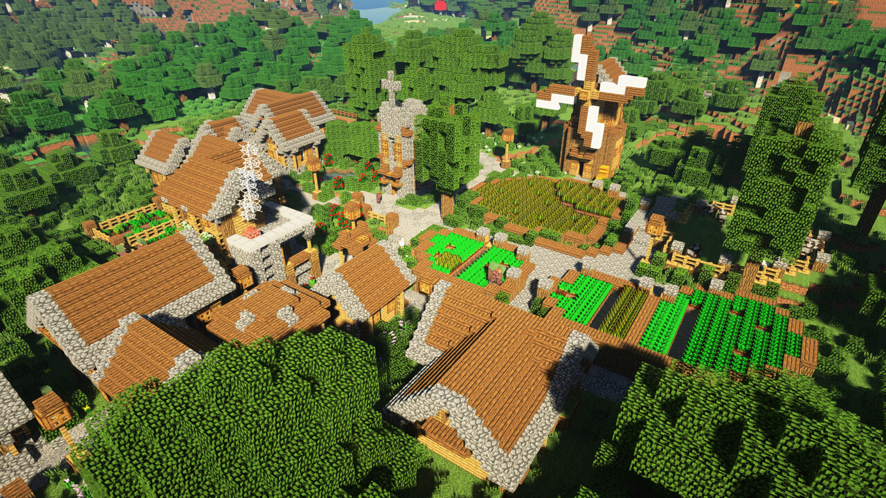 Transformed Minecraft Village Minecraft Map