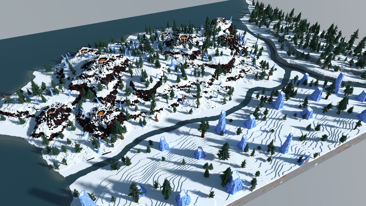 10k/10k Fantasy Map Minecraft Map