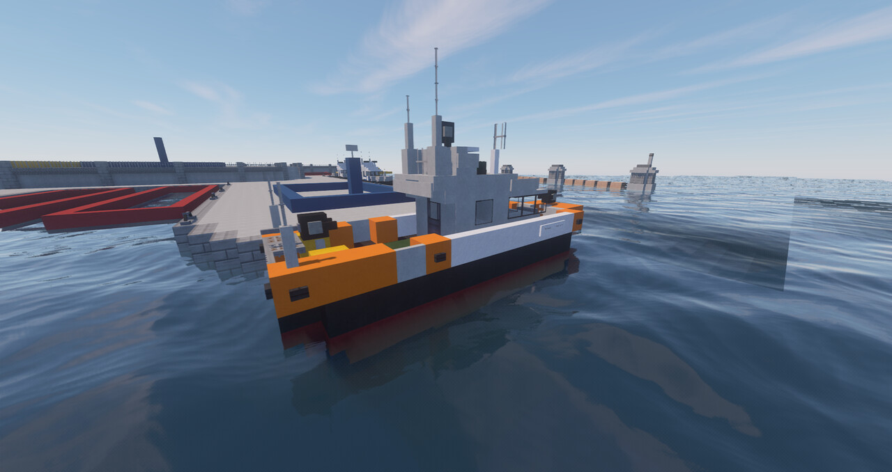 Small Custom Coast Guard Patrol Vessel Minecraft Map