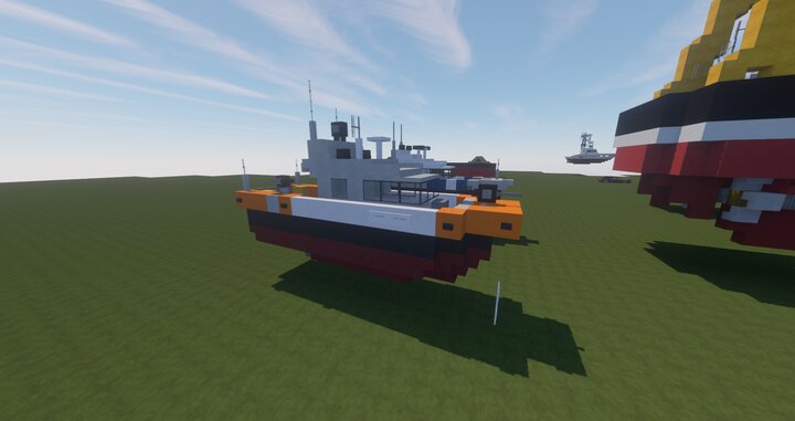 Small Custom Coast Guard Patrol Vessel Minecraft Map