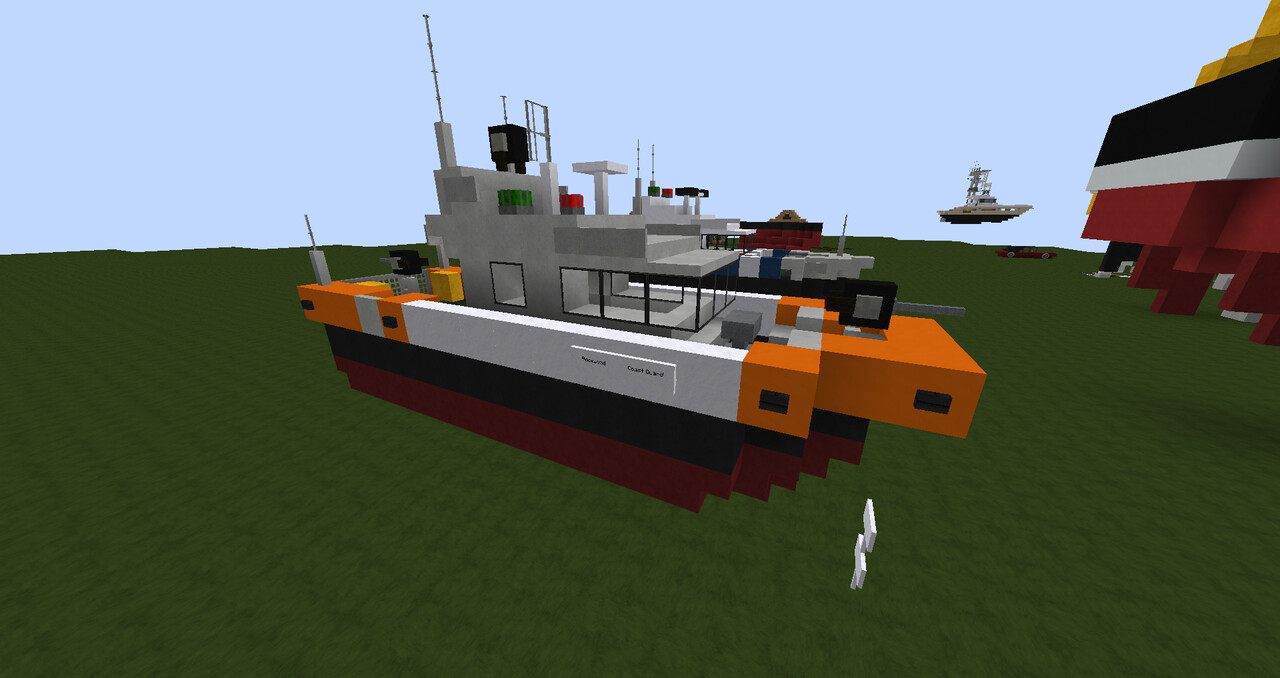 Small Custom Coast Guard Patrol Vessel Minecraft Map