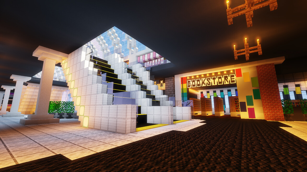 ArcadiaPlex Mall Minecraft Map